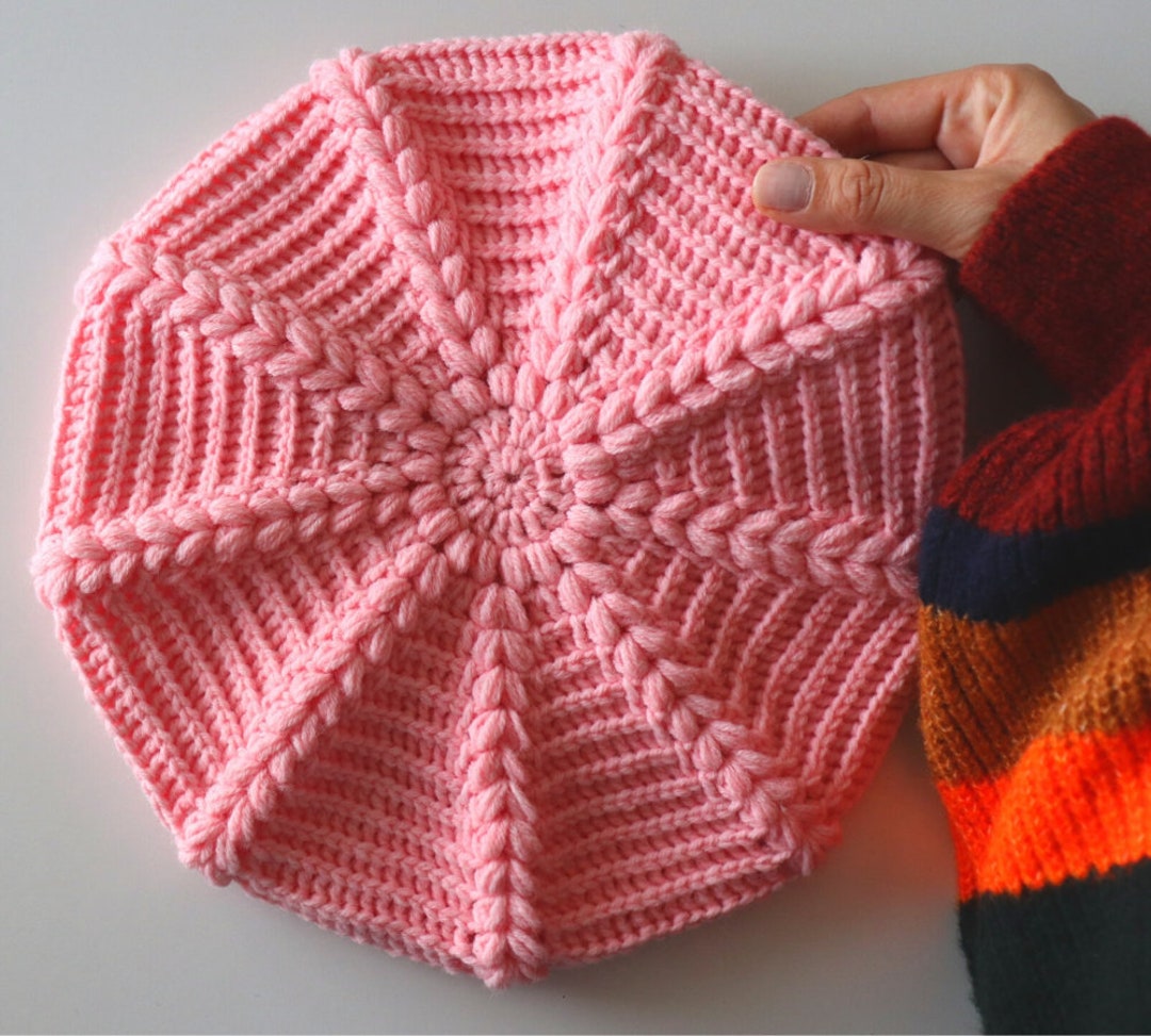 Crochet Pretty Beret Hat Written Pattern | Sirin's Crochet | Instant ...