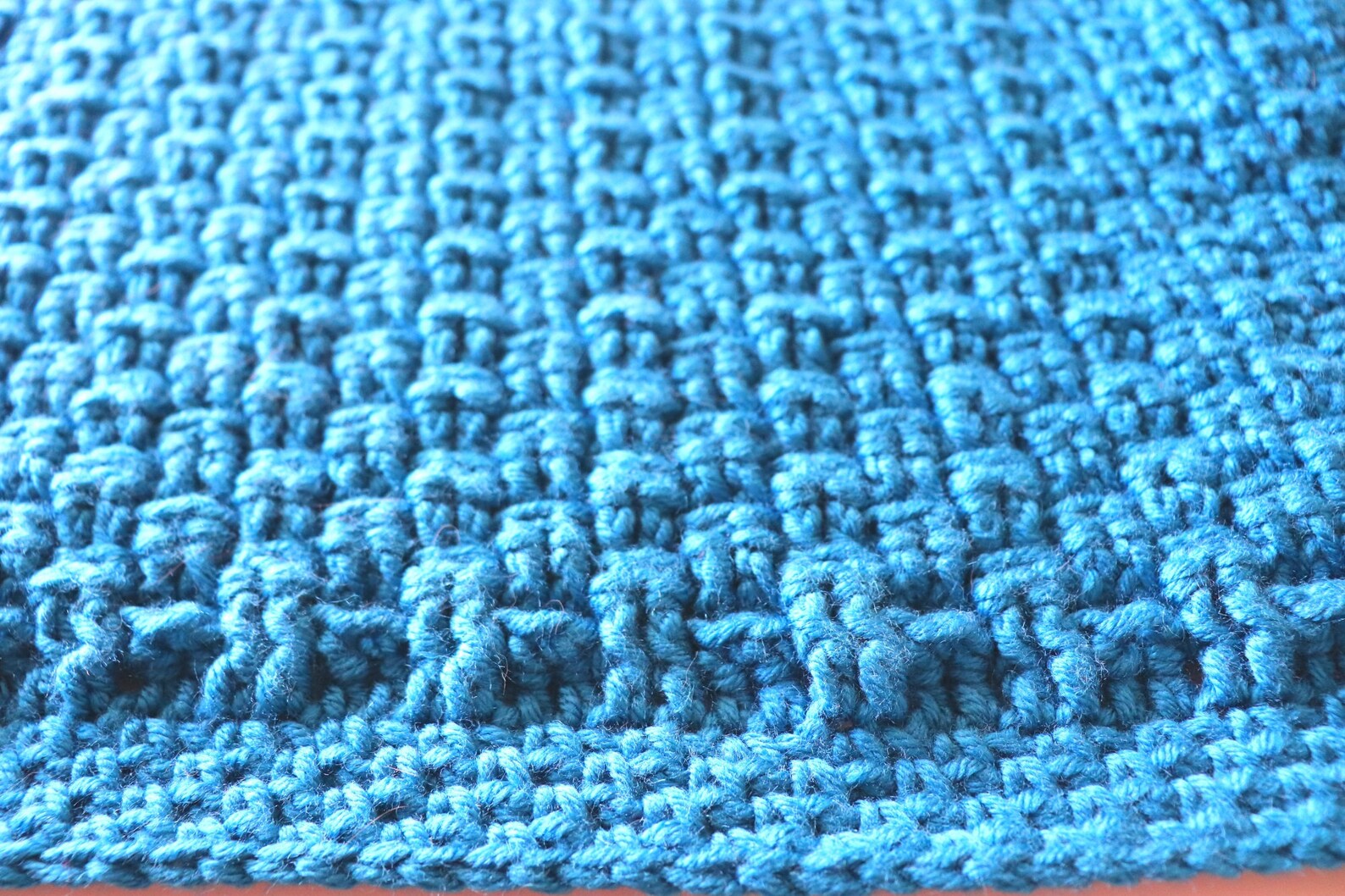 Crochet Blue Baby Beginner Blanket Sirin's Crochet - Etsy