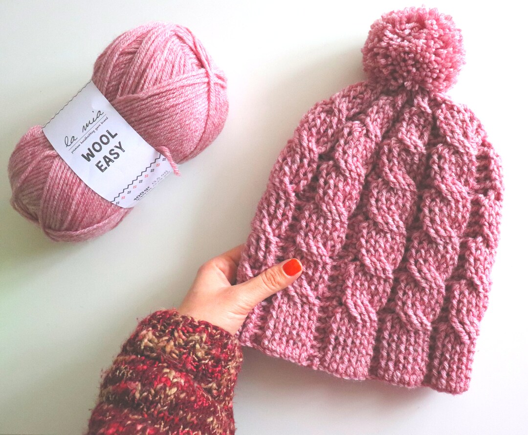 Crochet Easy Cable Hat | Beanie Written Pattern | Sirin's Crochet ...