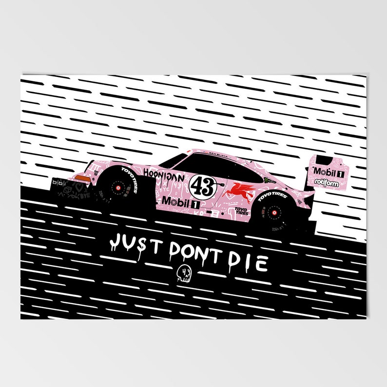 Ken Block's Hoonipigasus Porsche Art Poster Print - Etsy