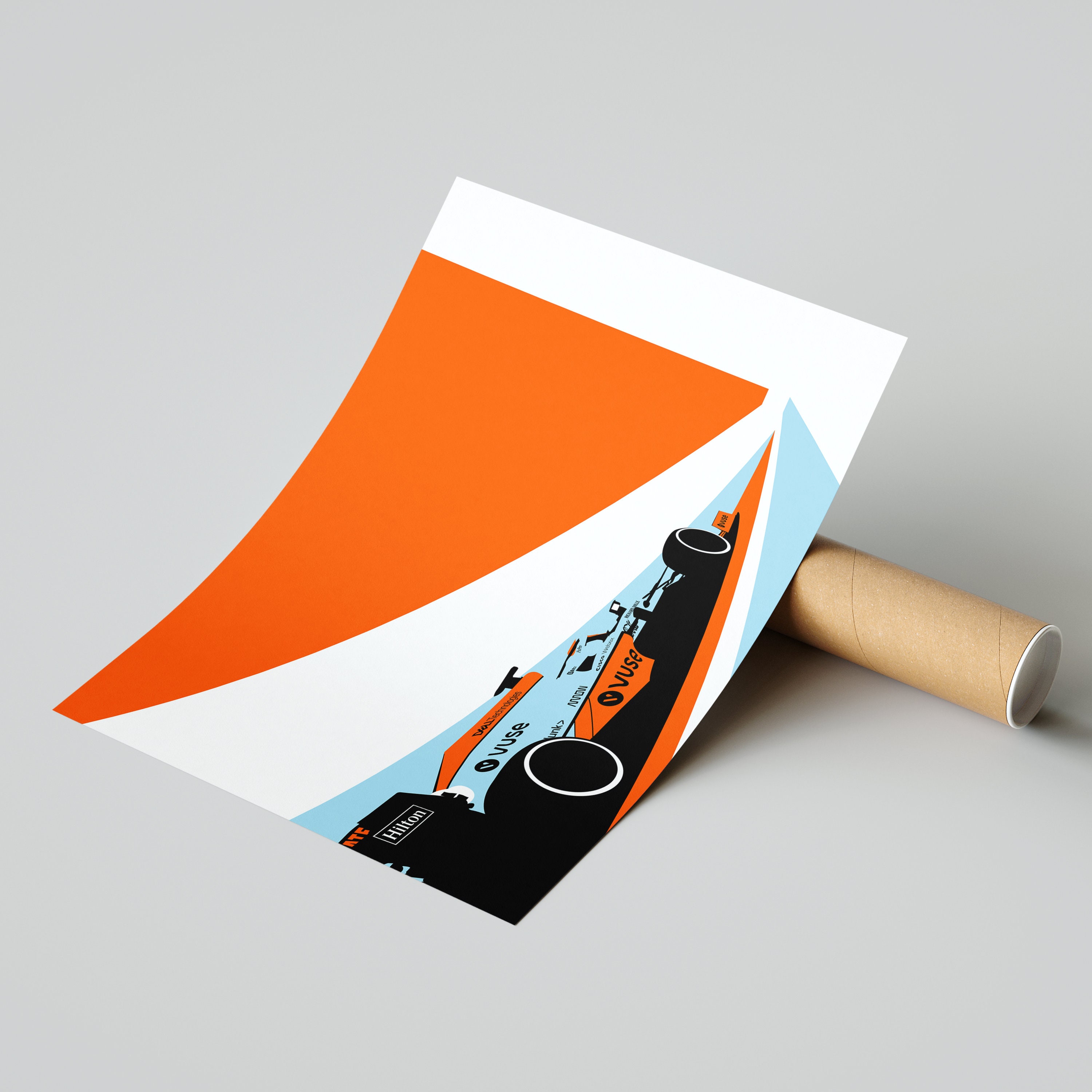 2021 Mclaren Mcl35m Gulf Livery F1 Lando Norris Daniel Ricciardo Art ...