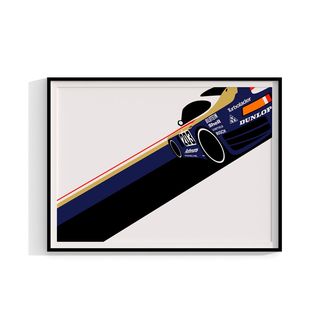 Rothmans Porsche 961 Le Mans Art Poster Print - Etsy