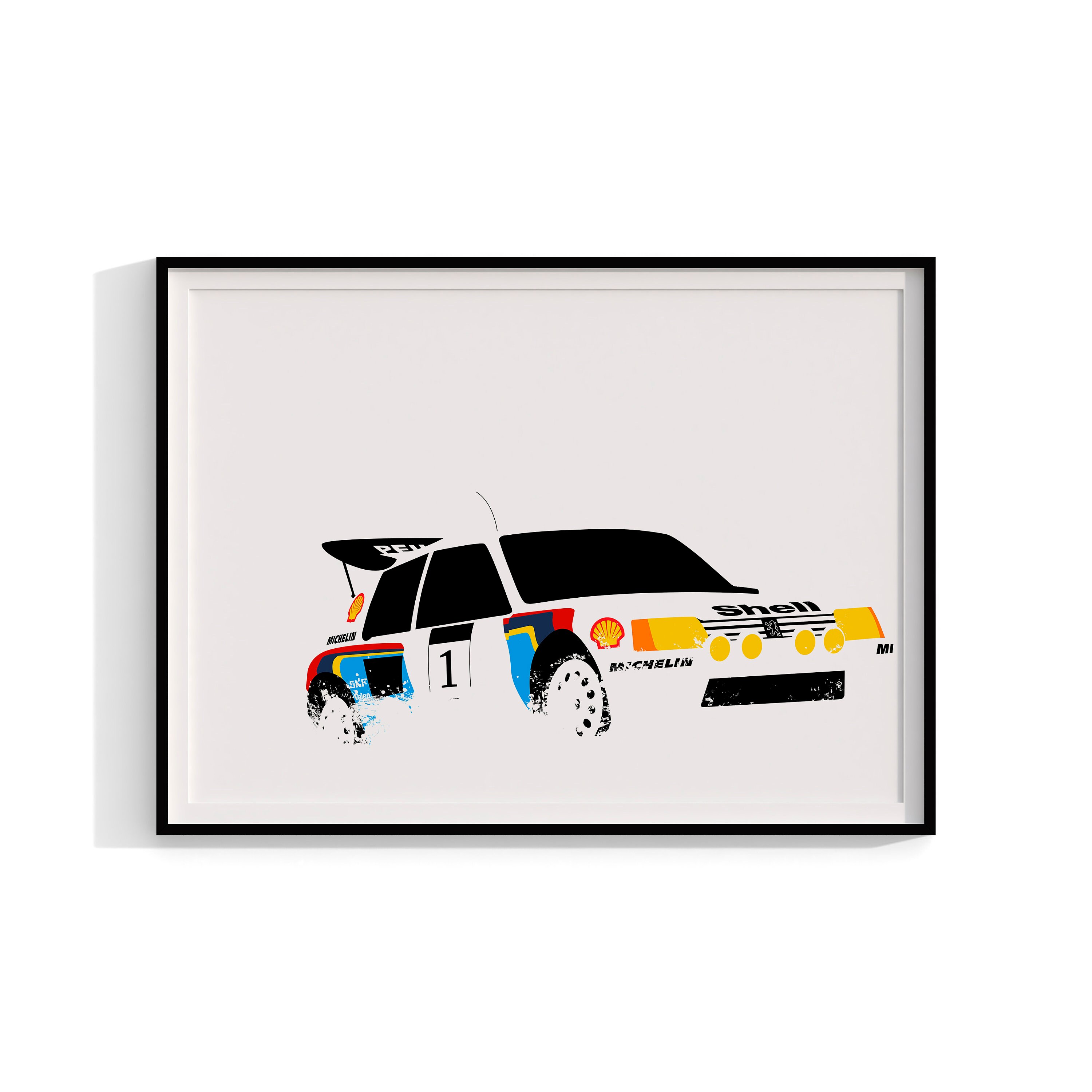 1985 Peugeot 205 T16 Group B Rally Ari Vatanen Timo Salonen - Etsy 日本