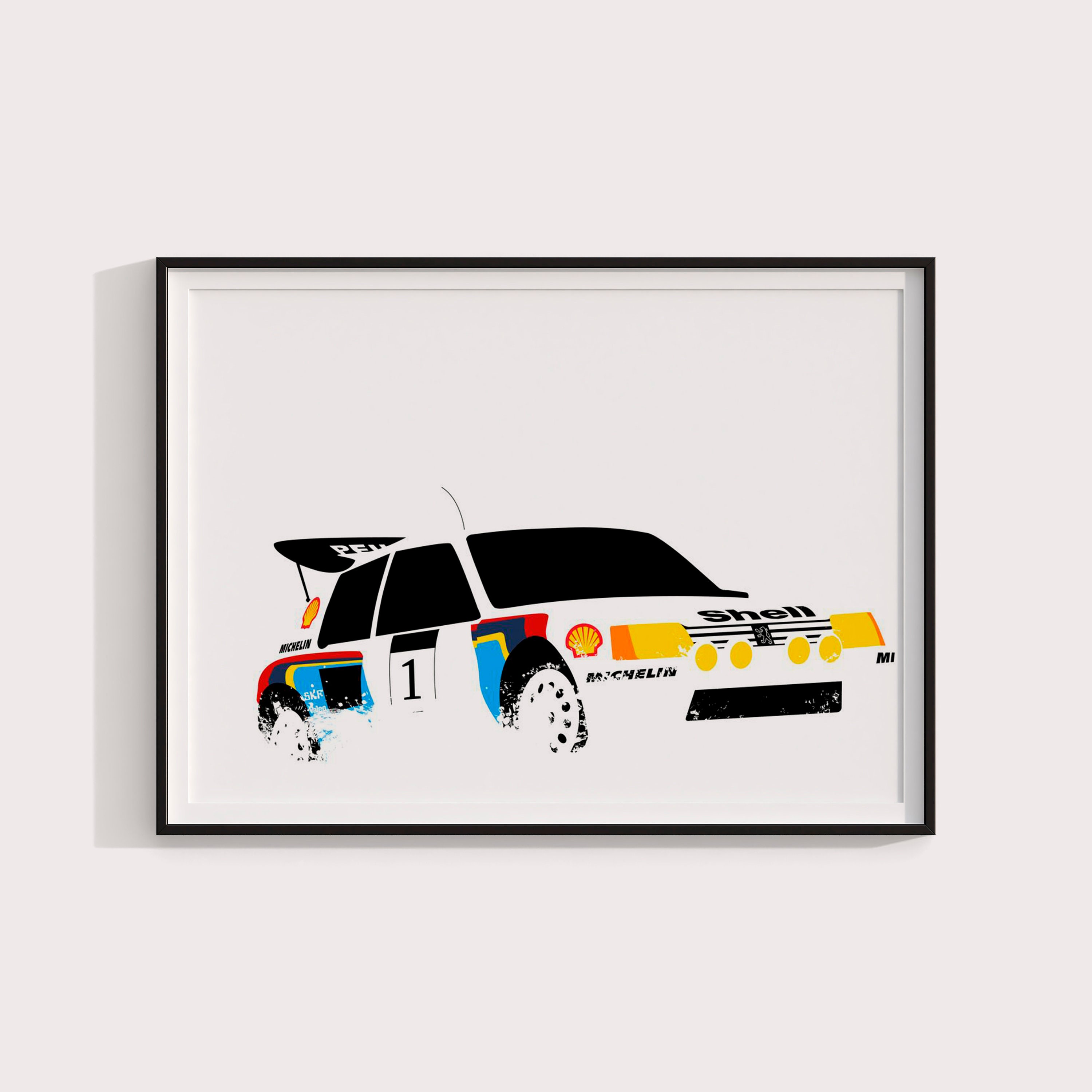 1985 Peugeot 205 T16 Group B Rally Ari Vatanen Timo Salonen - Etsy 日本