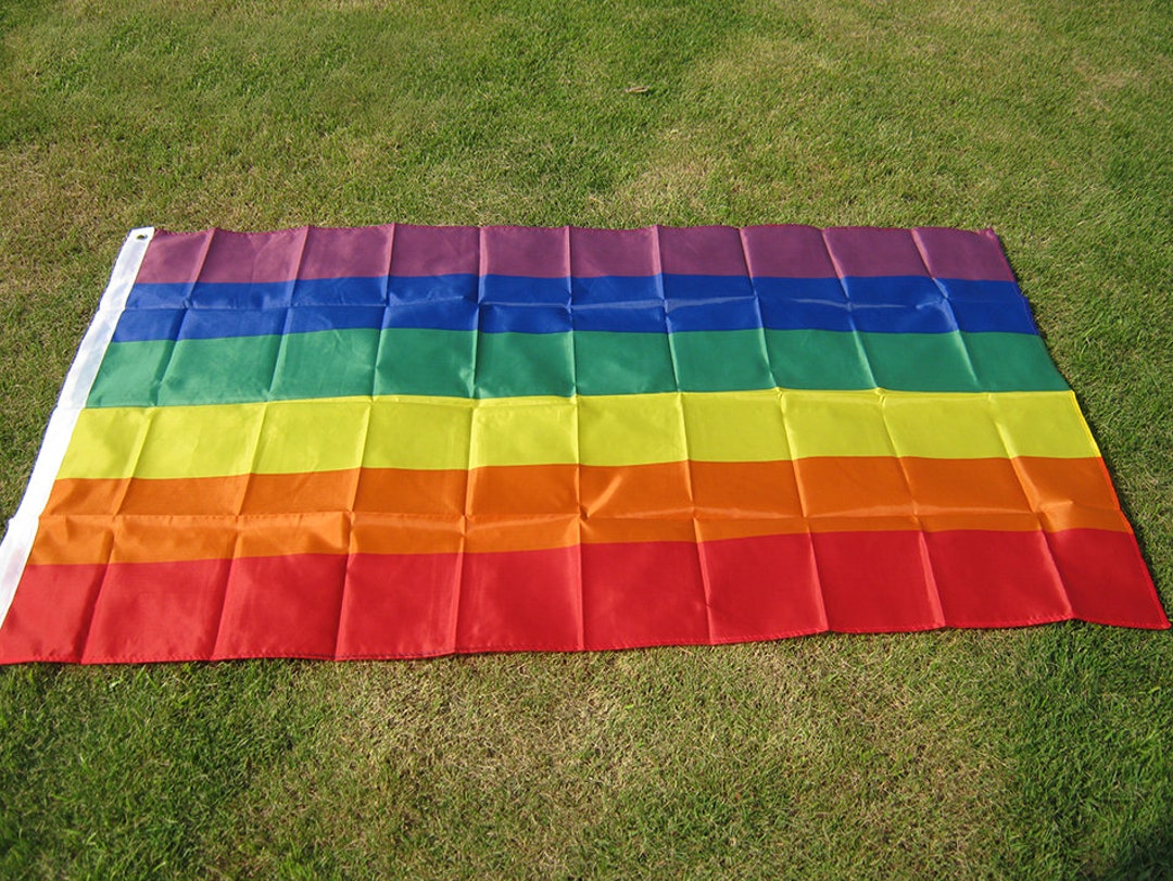New Large LGBT Rainbow Gay Pride Flag - Etsy