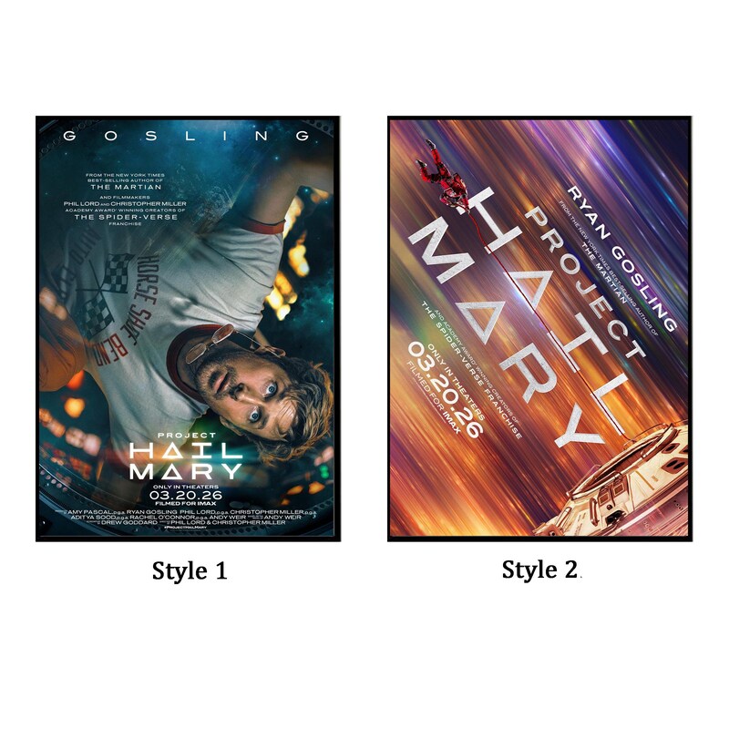 Project Hail Mary Poster - Etsy