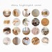 Instagram Boho Story Highlight Covers, Neutrals Themed, Highlight ...