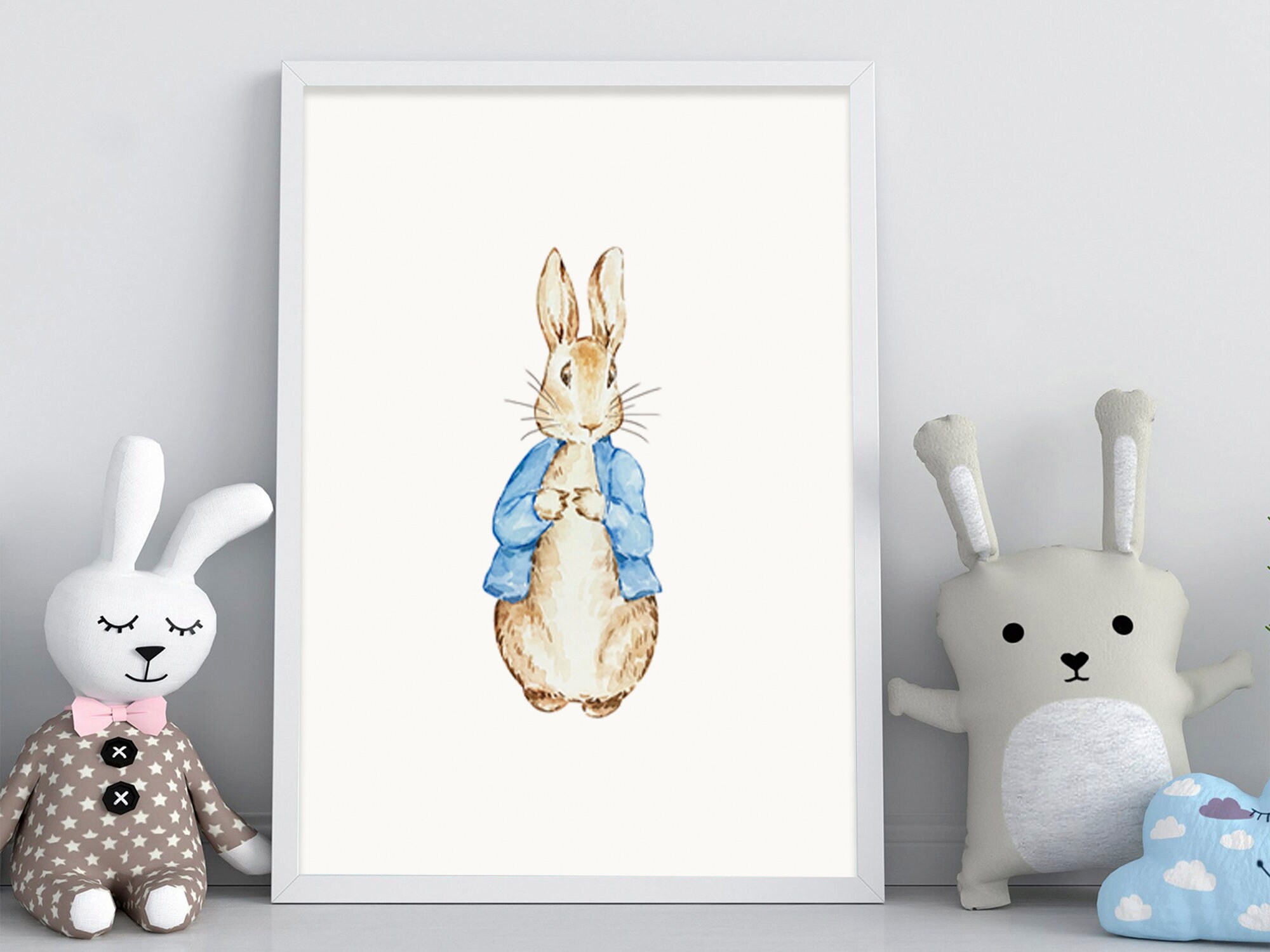 Set of 3 Beatrix Potter Nursery Art Prints | Watercolor Beatrix Potter ...