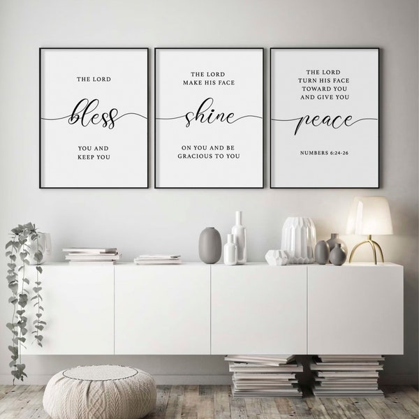 Bible Verse Wall Art - Etsy