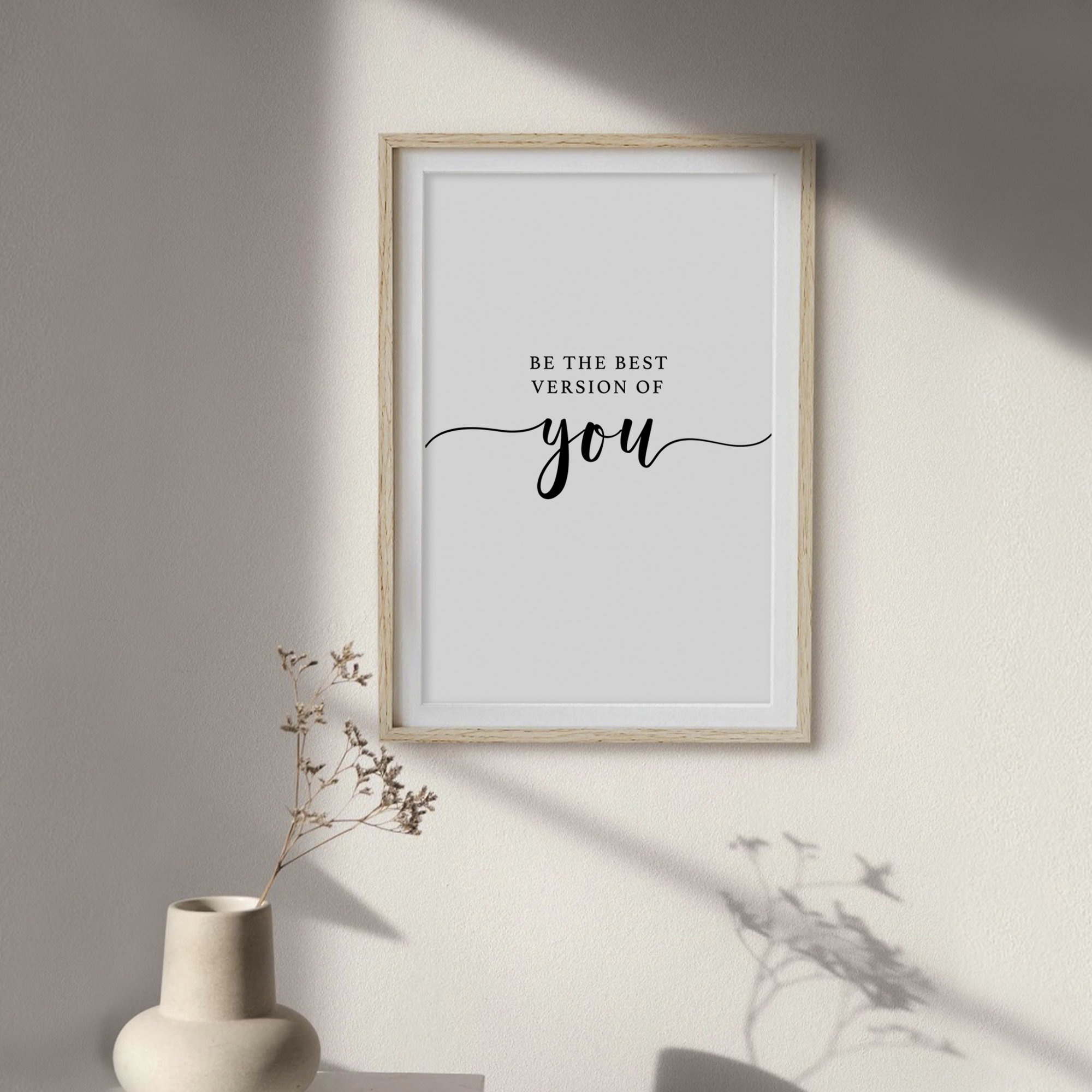 Be the Best Version of You Wall Art Print | Home Art Decor ...
