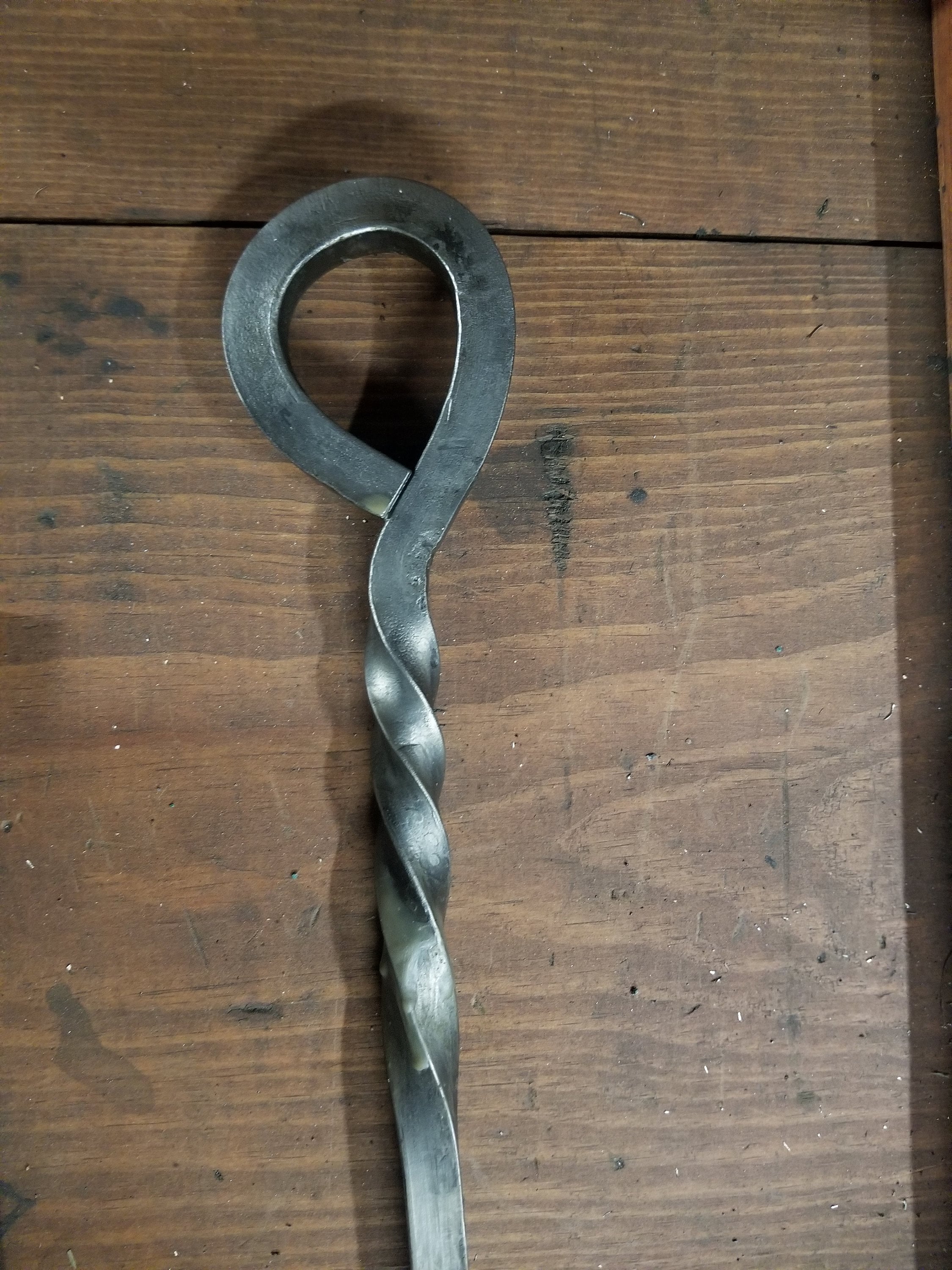Hand Forged Heavy Duty Extra Long Fire Poker FREE Lettering - Etsy