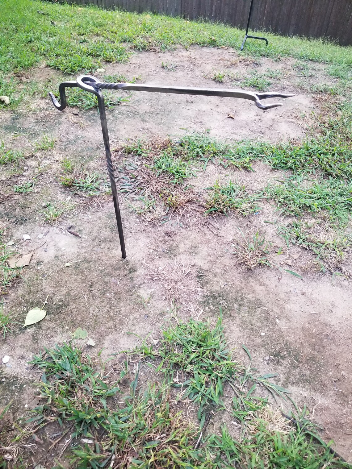 HAND FORGED Campfire Squirrel Cooker Fire Irons - Etsy