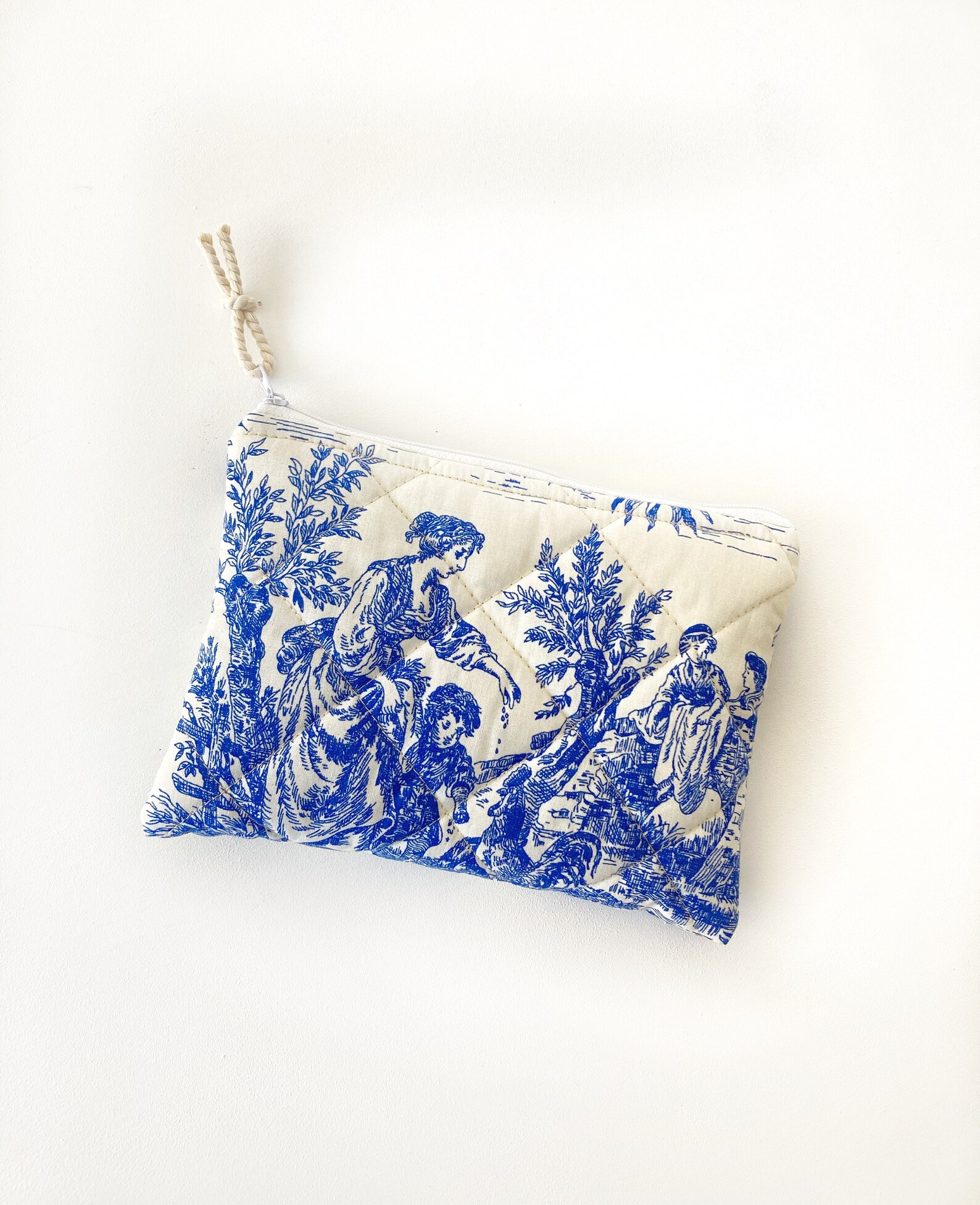 Blue Kindle Sleeve, Quilted E-reader Cover, Kindle Paperwhite Cover ...