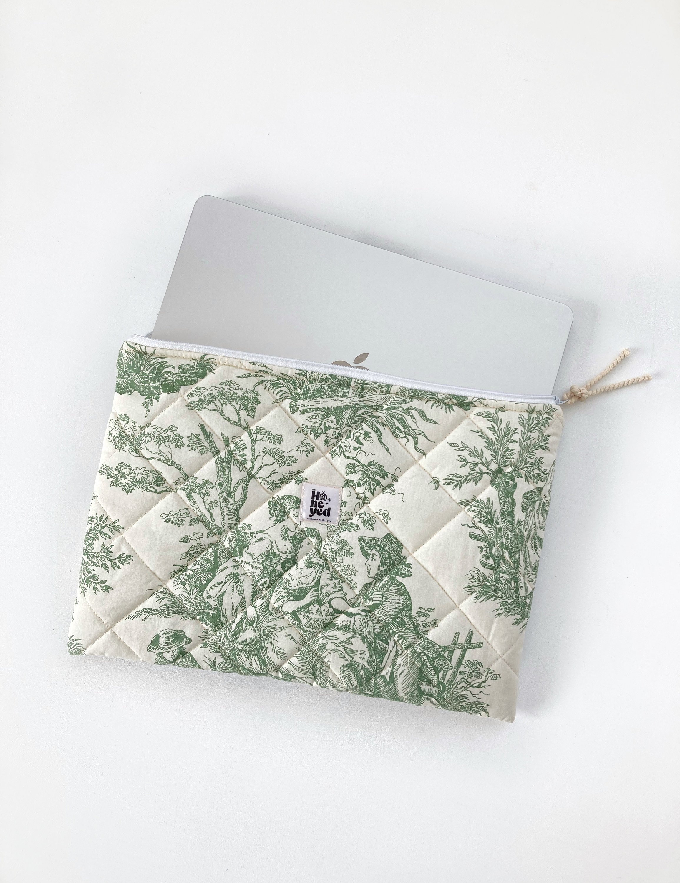 Sac pour ordinateur portable housse matelassée verte pour - Etsy France
