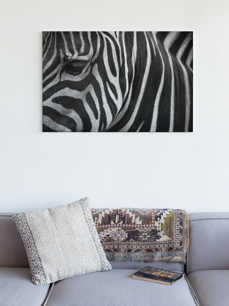 Zen Zebra Museum Quality Poster, Frameable Art, Wall Art, Wall Decor ...