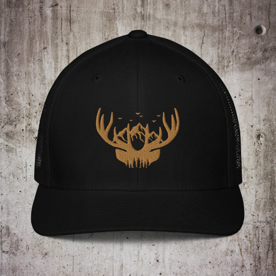 Mountain Antlers Mesh Back Flex Fit Hat, Camo Hats, Deer & Elk, Gifts ...