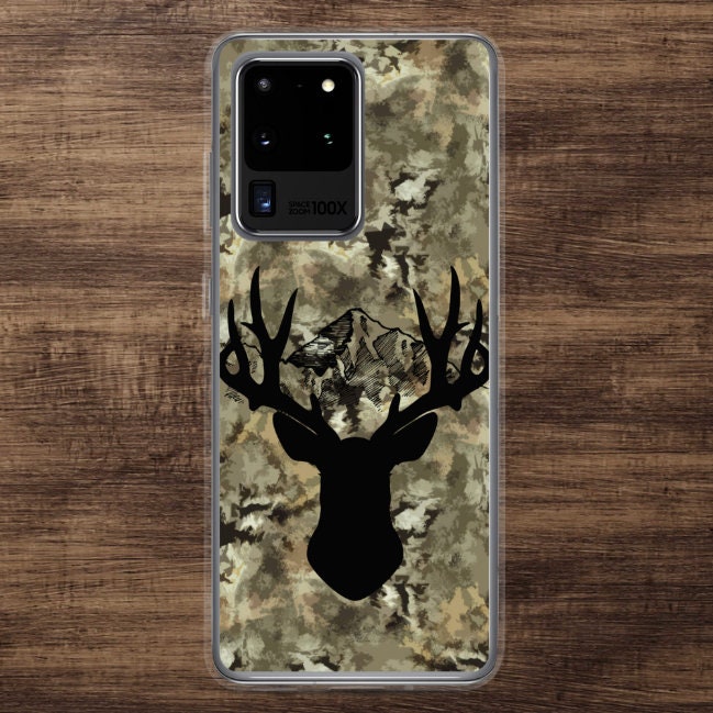 Camo Buck Antlers Samsung Case Camo Phone Cases Deer and - Etsy