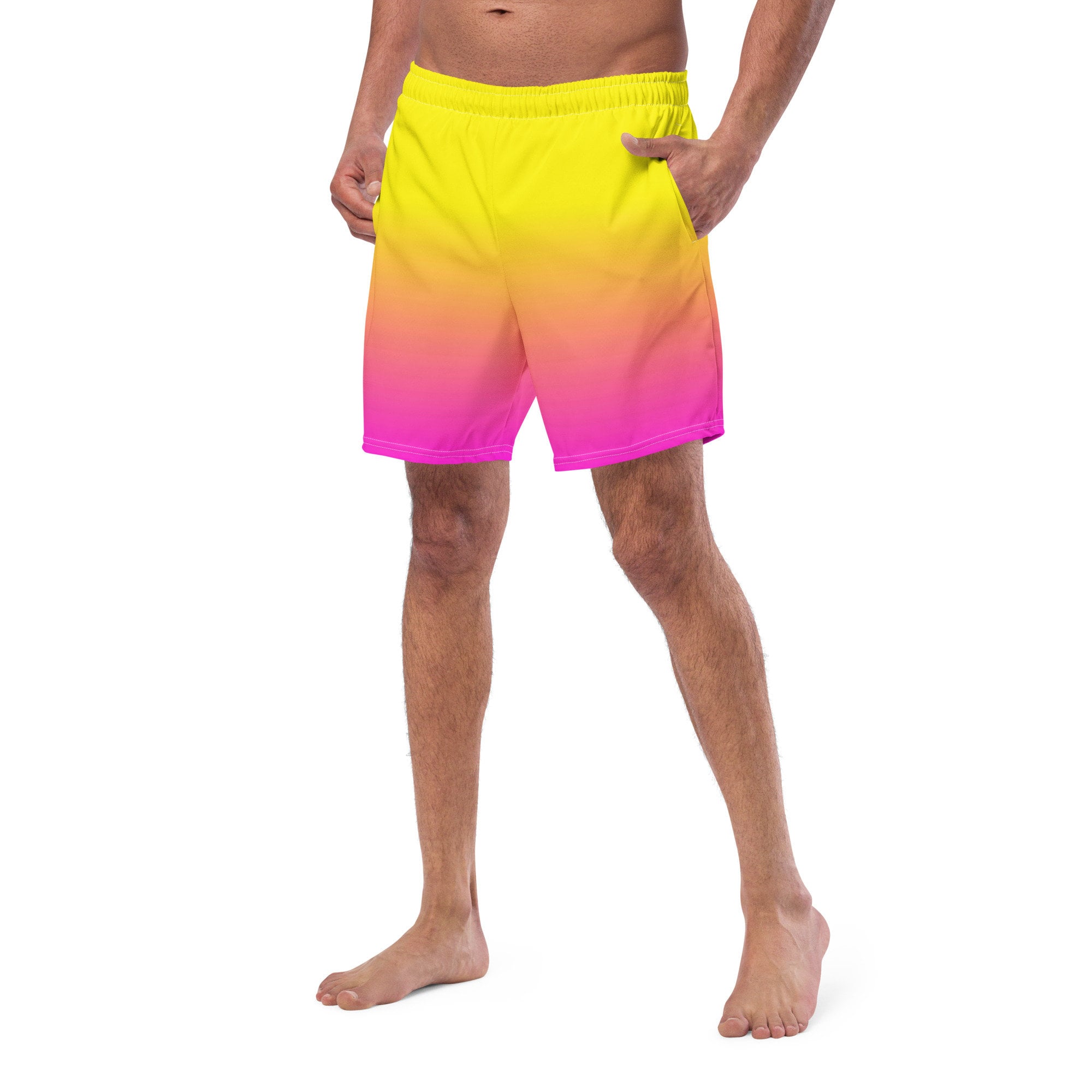 Neon Glow Men's Swim Trunks Men's Shorts Men's - Etsy