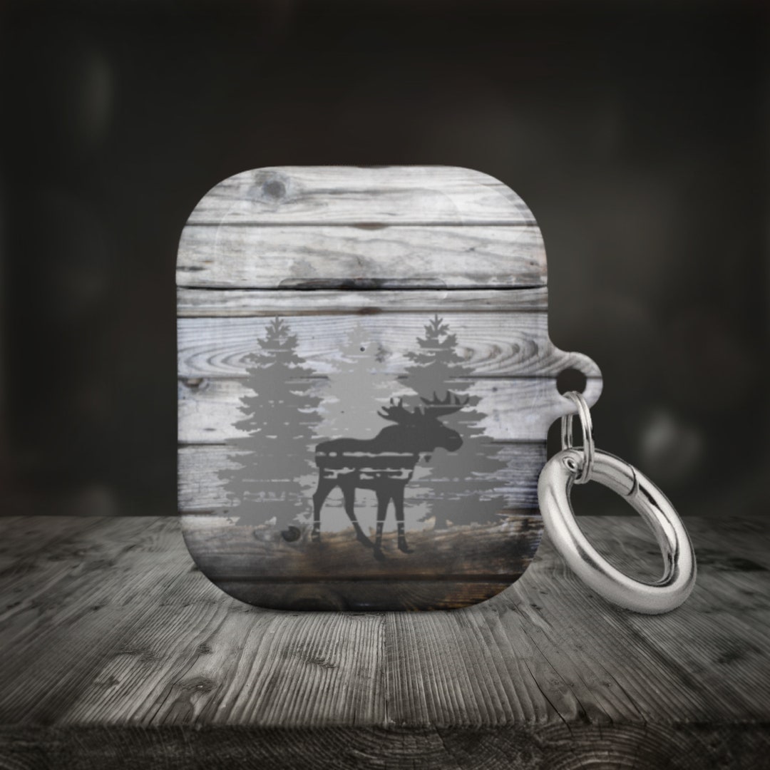 Moose Trees Woodgrain Look Airpods® Protective Case, Gifts for Her ...