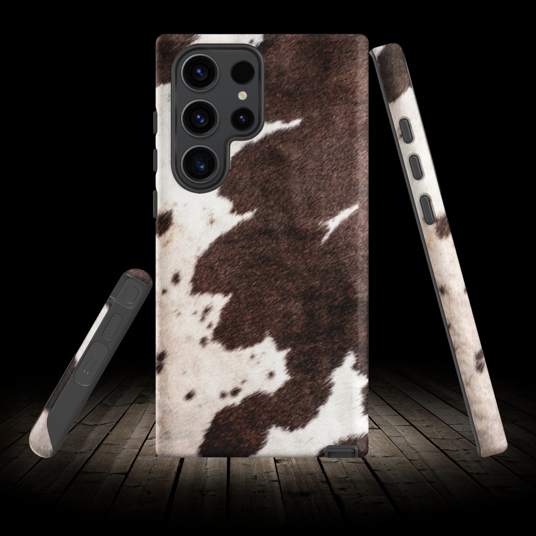Cowhide Print Samsung® Tough Case, Cowhide Phone Case, Love Cows, Gift ...