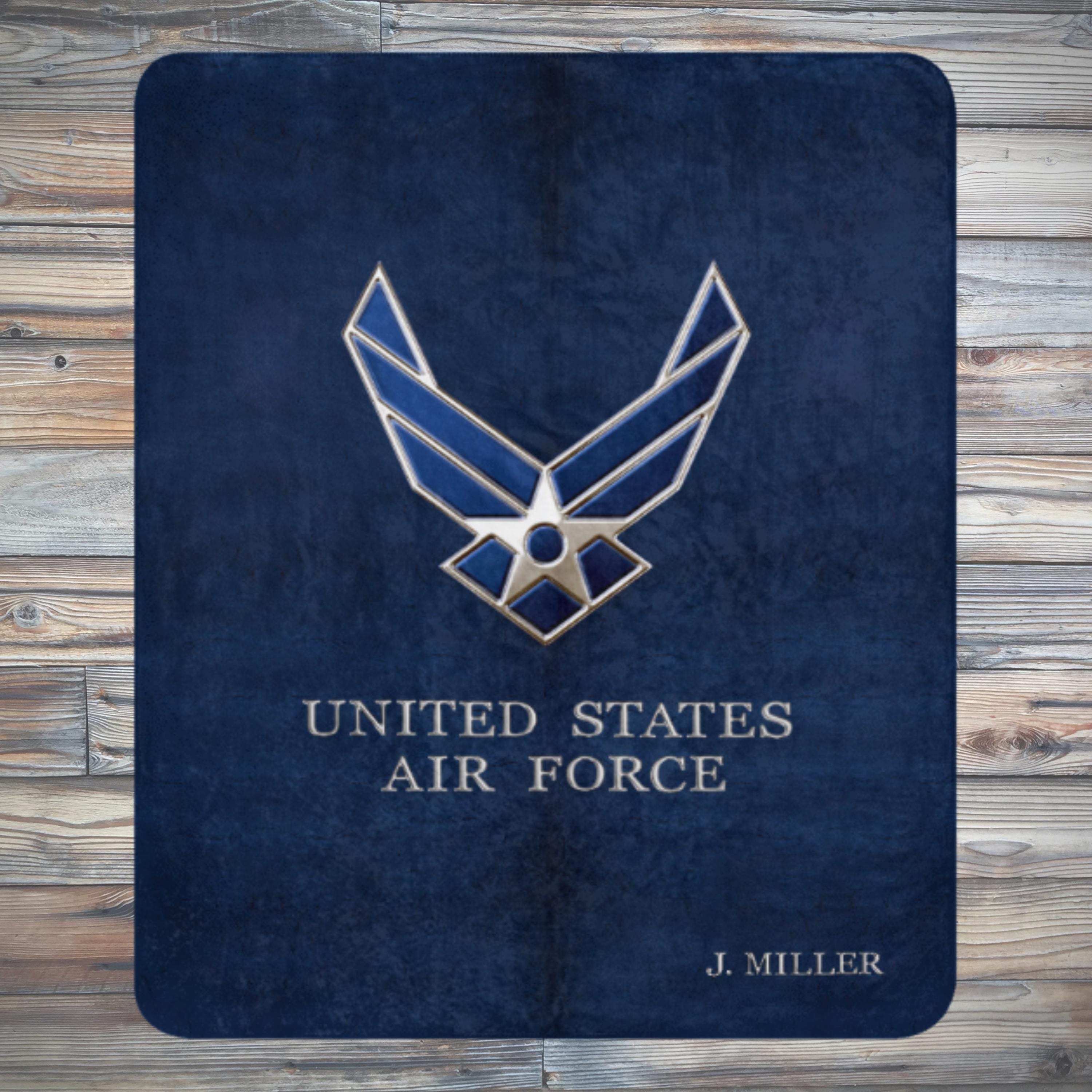 U.S. Air Force Wings Sherpa Blanket, Custom United States Air Force ...