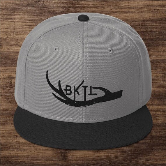 Antler Buck Tail Snapback Hat Mountain Antlers Deer & Elk - Etsy