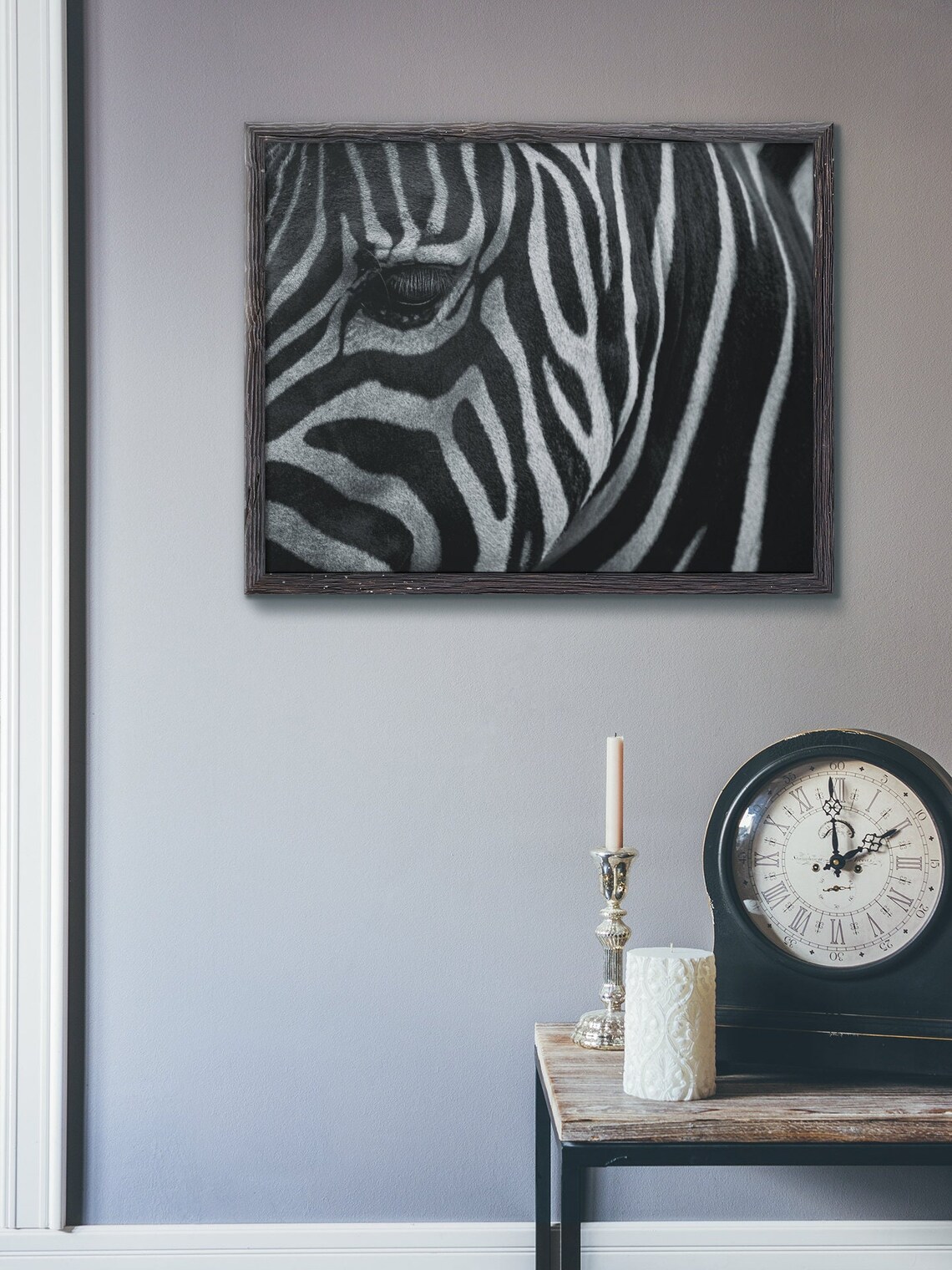 Zen Zebra Museum Quality Poster, Frameable Art, Wall Art, Wall Decor ...