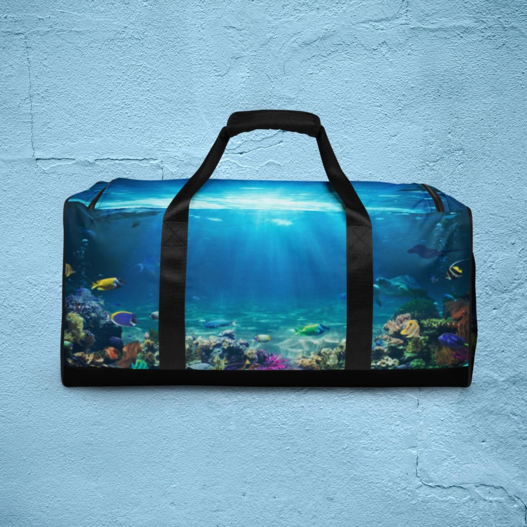Under the Sea Duffel Bag, Deep Blue Sea Bag, Ocean Fish, Gifts for Her ...
