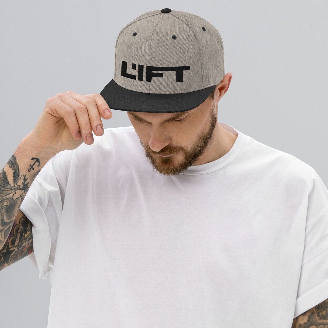LIFT 3D Puff Embroidery Hat, Lift Heavy Hat, Lifting Hat, Barbell Hat ...