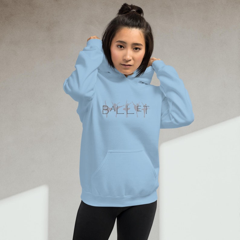 Ballet Dancers Silhouette Hoodie, Dancing Ballerinas Hoodie, Gifts for ...
