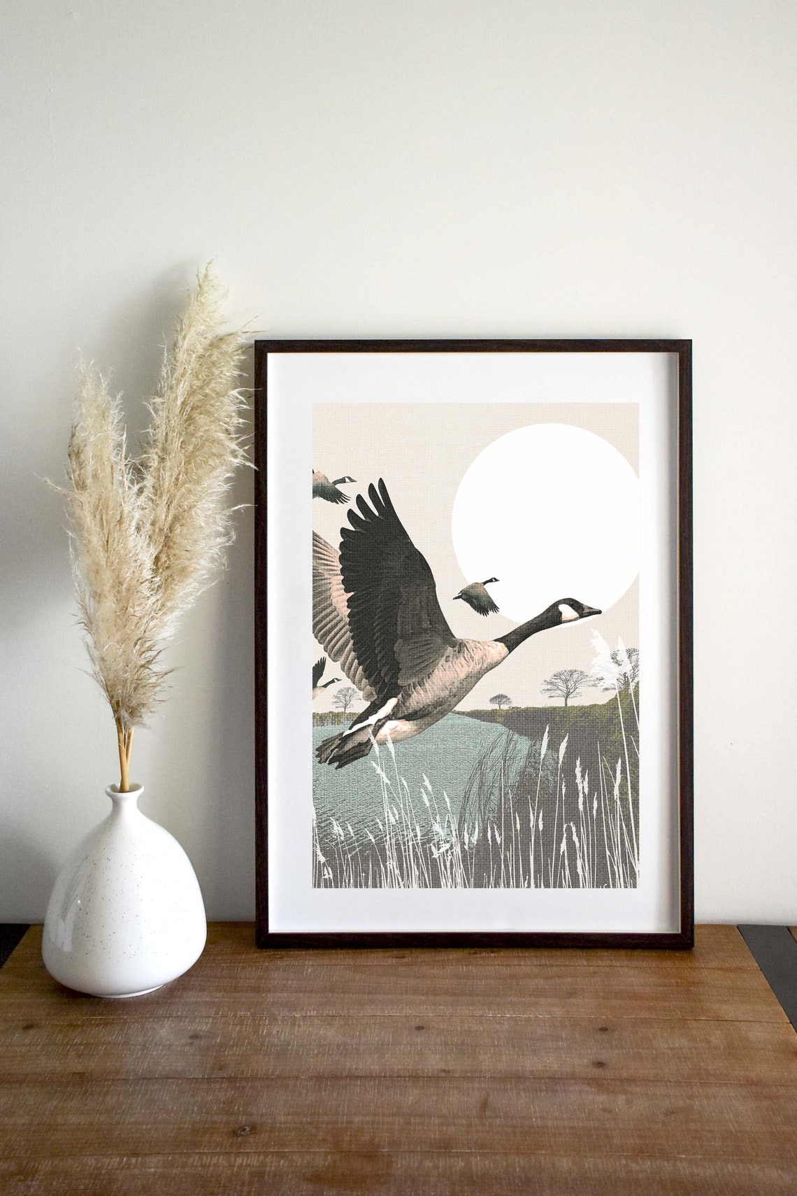 Flying Bird Print Bird Wall Art River Print British Bird | Etsy