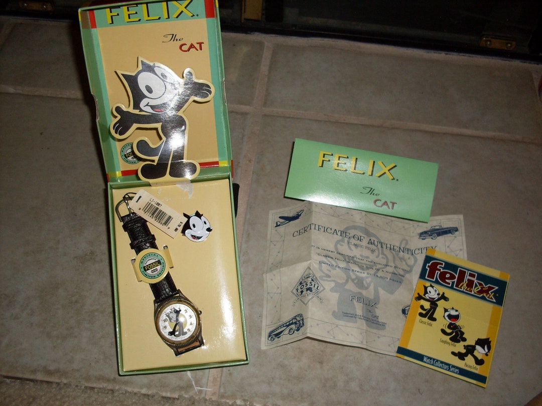 Felix the Cat Fossil Collector Watch Classic Felix - Etsy