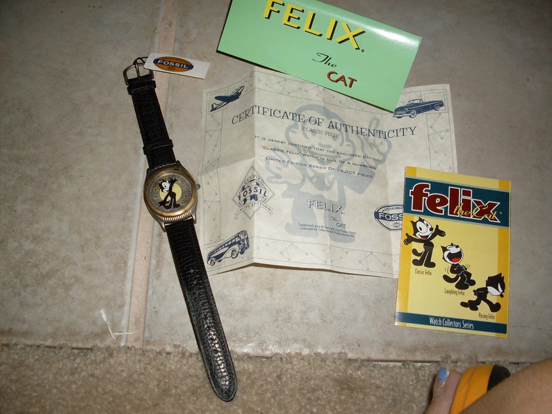 Felix the Cat Fossil Collectors Watch Laughing Felix - Etsy