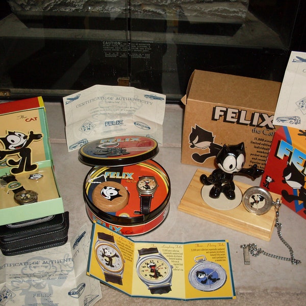 Felix the Cat Clock - Etsy