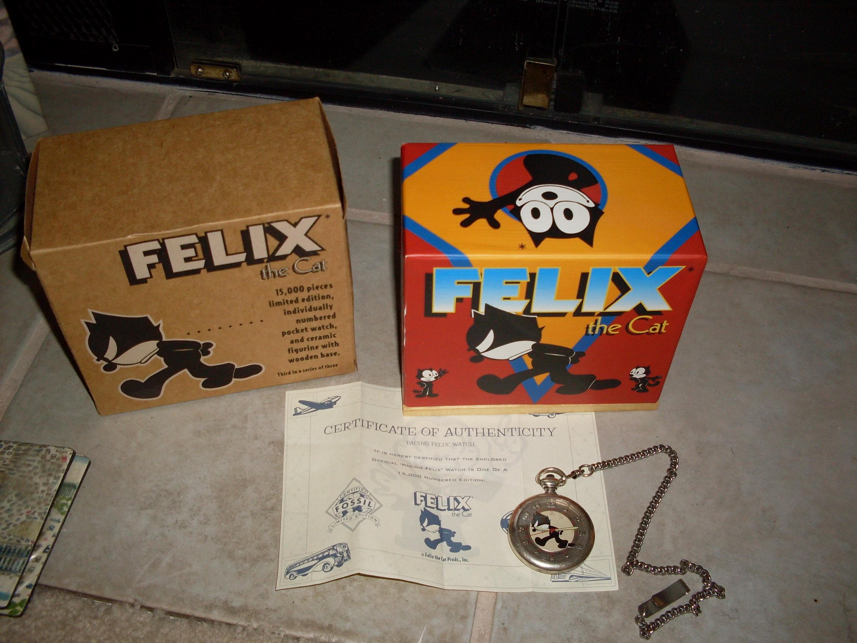 Felix the Cat - Pacing Felix Pocket Watch - Vintage Never Used - Etsy