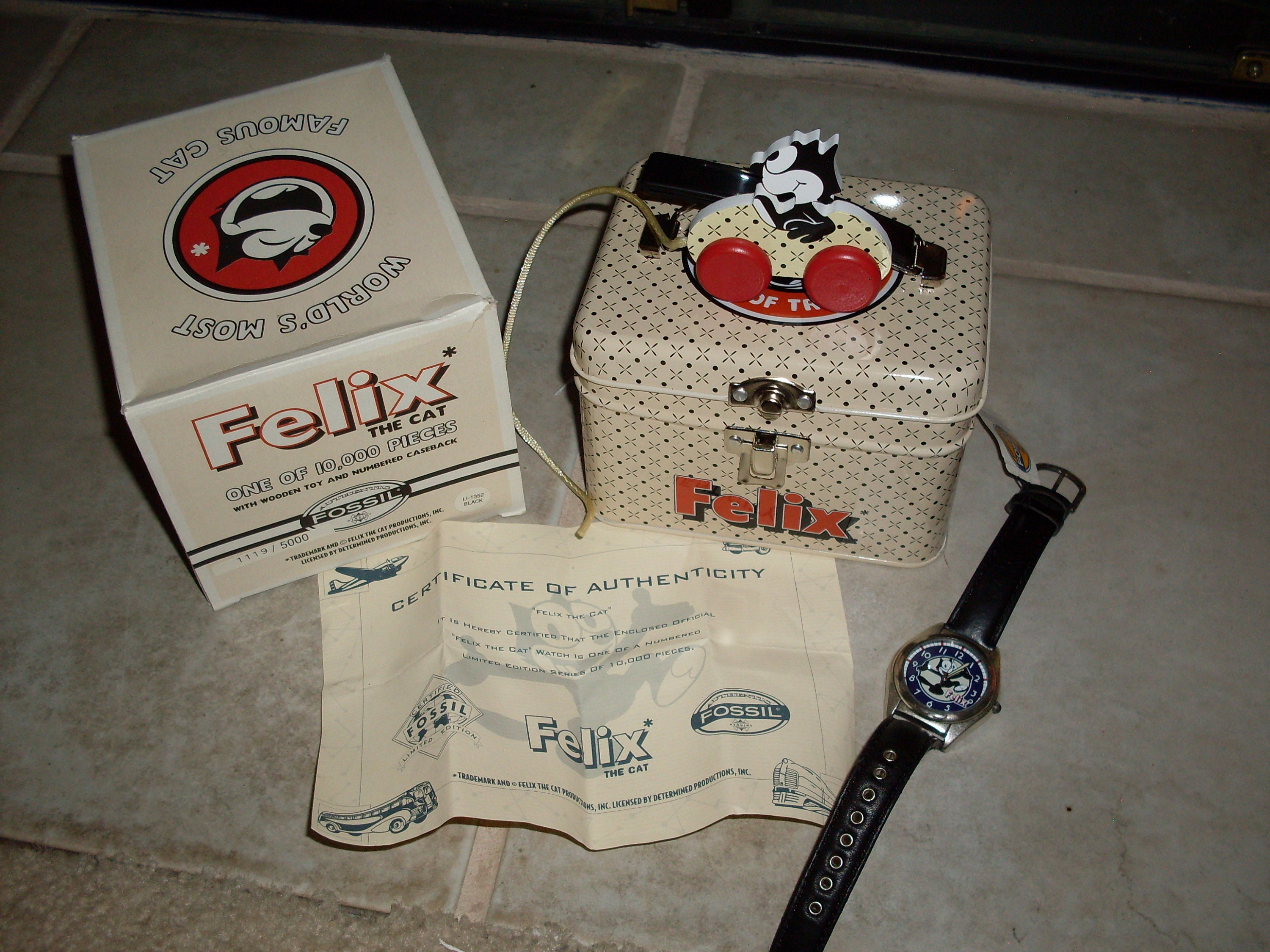 Felix the Cat Collectible Fossil Watch - Etsy