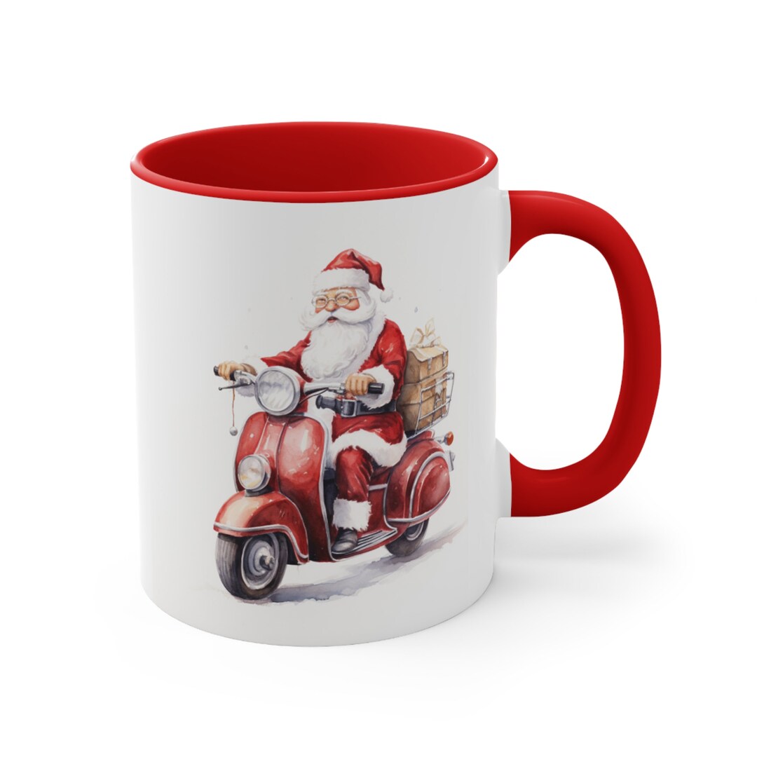 Santa Claus Coffee Mug, Christmas Santa Mug, Holiday Housewarming Gift ...