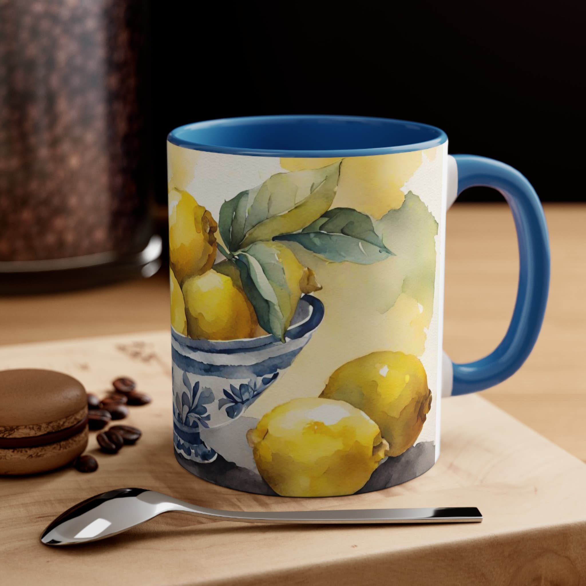 Amalfi Coast Lemon Coffee Mug, Italian Positano Mug, Italy Vacation ...