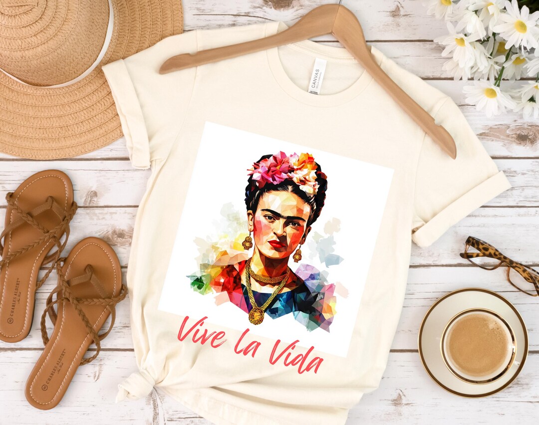 Frida Kahlo Vive La Vida Shirt, Latina Tshirt, Spanish Shirt, Equal ...