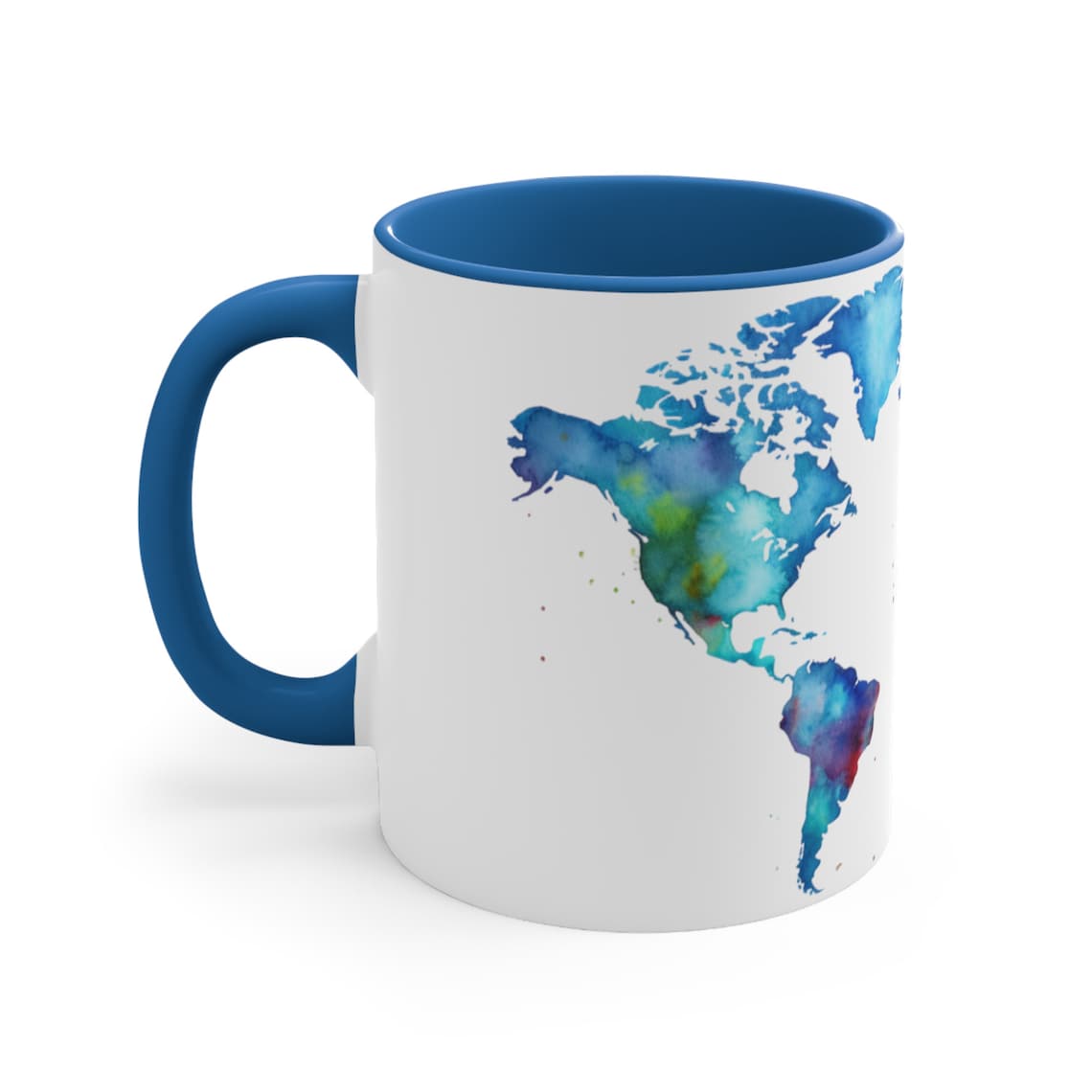 World Map Travel Mug, Travel Lover Coffee Mug, Map of the World ...