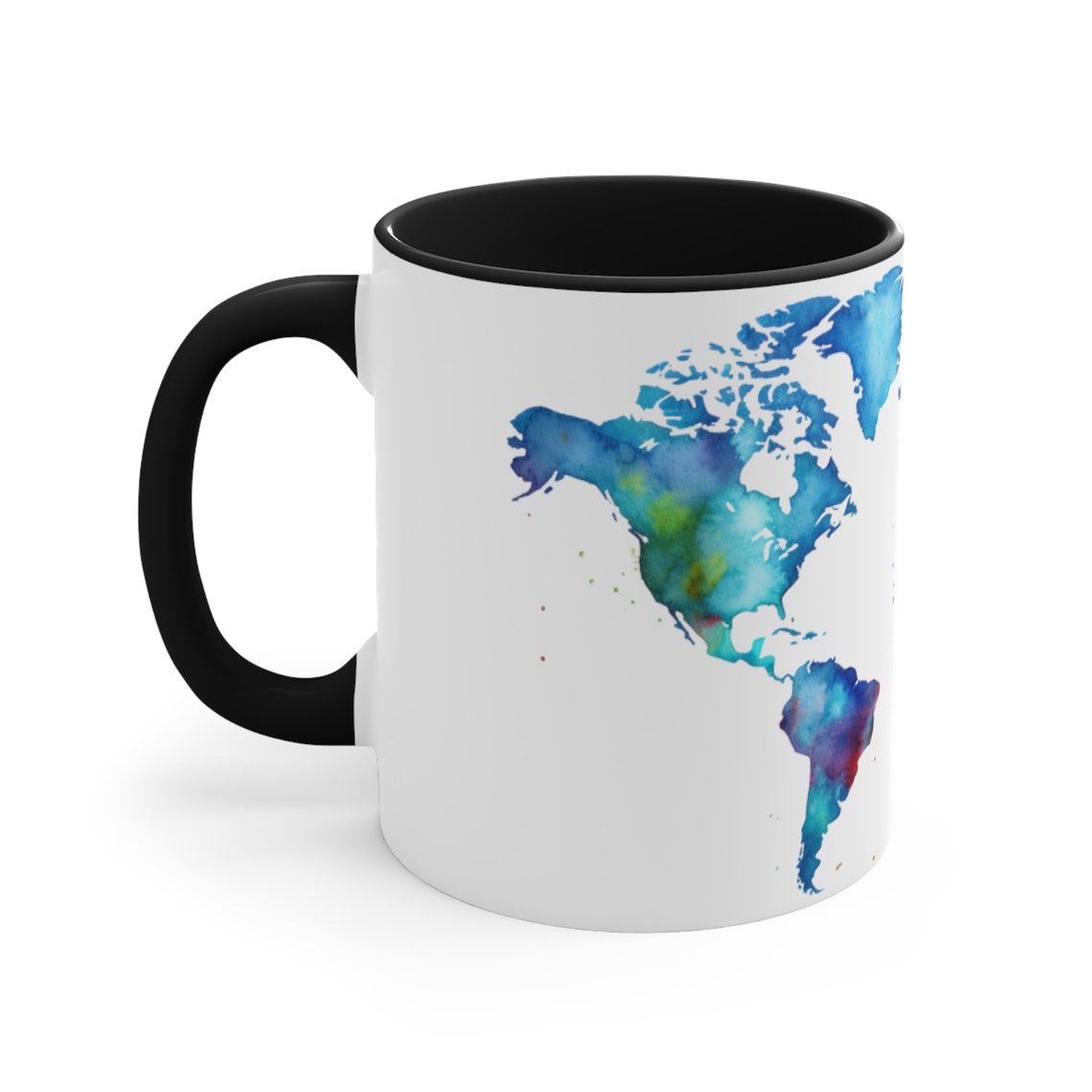 World Map Travel Mug, Travel Lover Coffee Mug, Map of the World ...