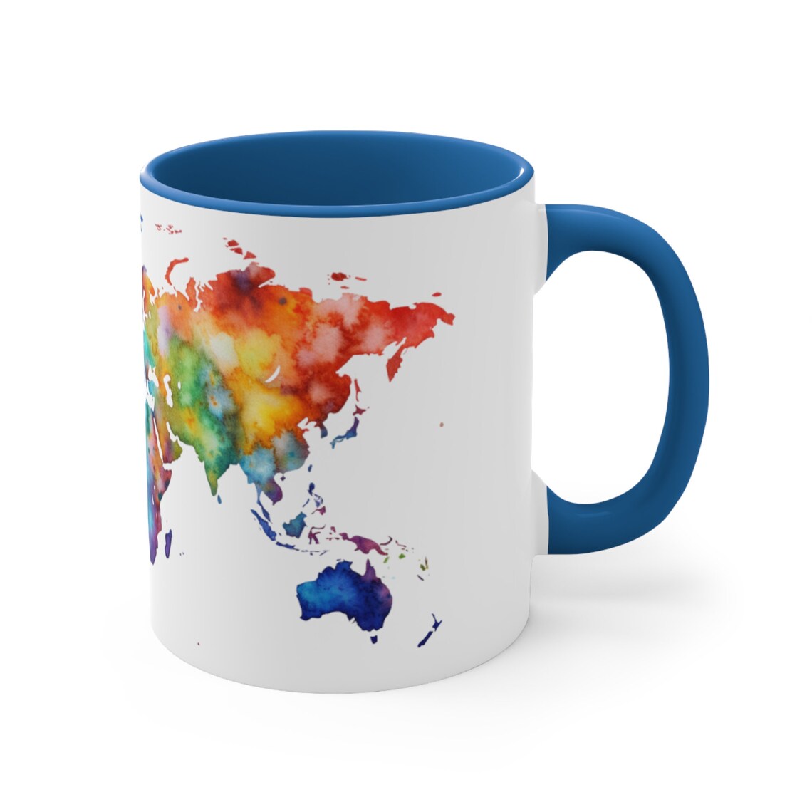 World Map Travel Mug, Travel Lover Coffee Mug, Map of the World ...