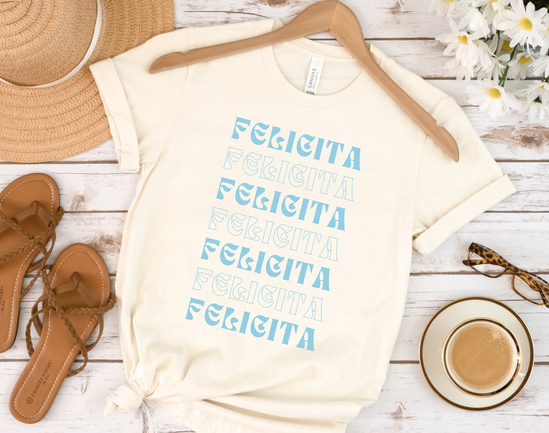 Felicita Italy Shirt, Italia Gift T-shirt, Travel Shirt, Italian ...