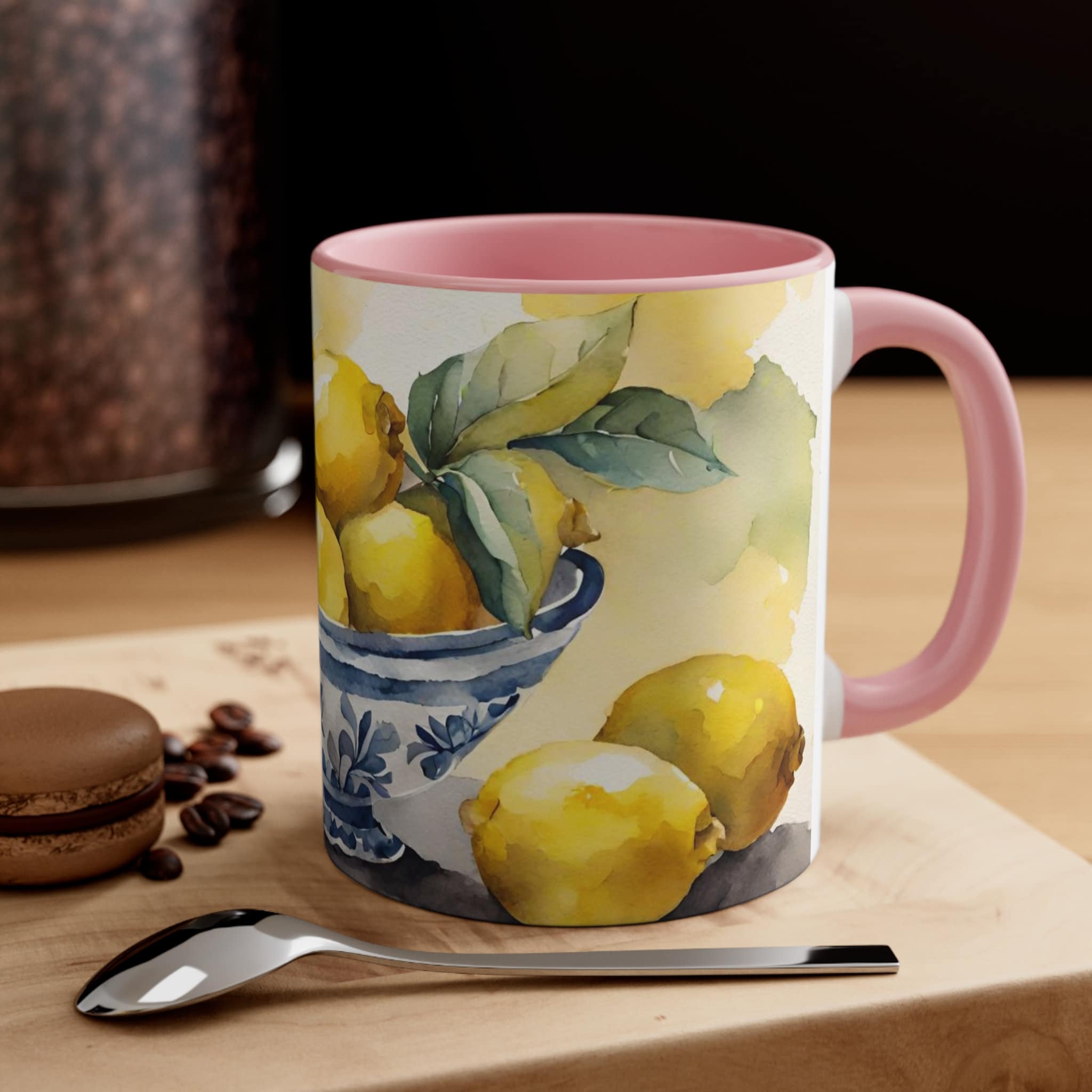 Amalfi Coast Lemon Coffee Mug, Italian Positano Mug, Italy Vacation ...