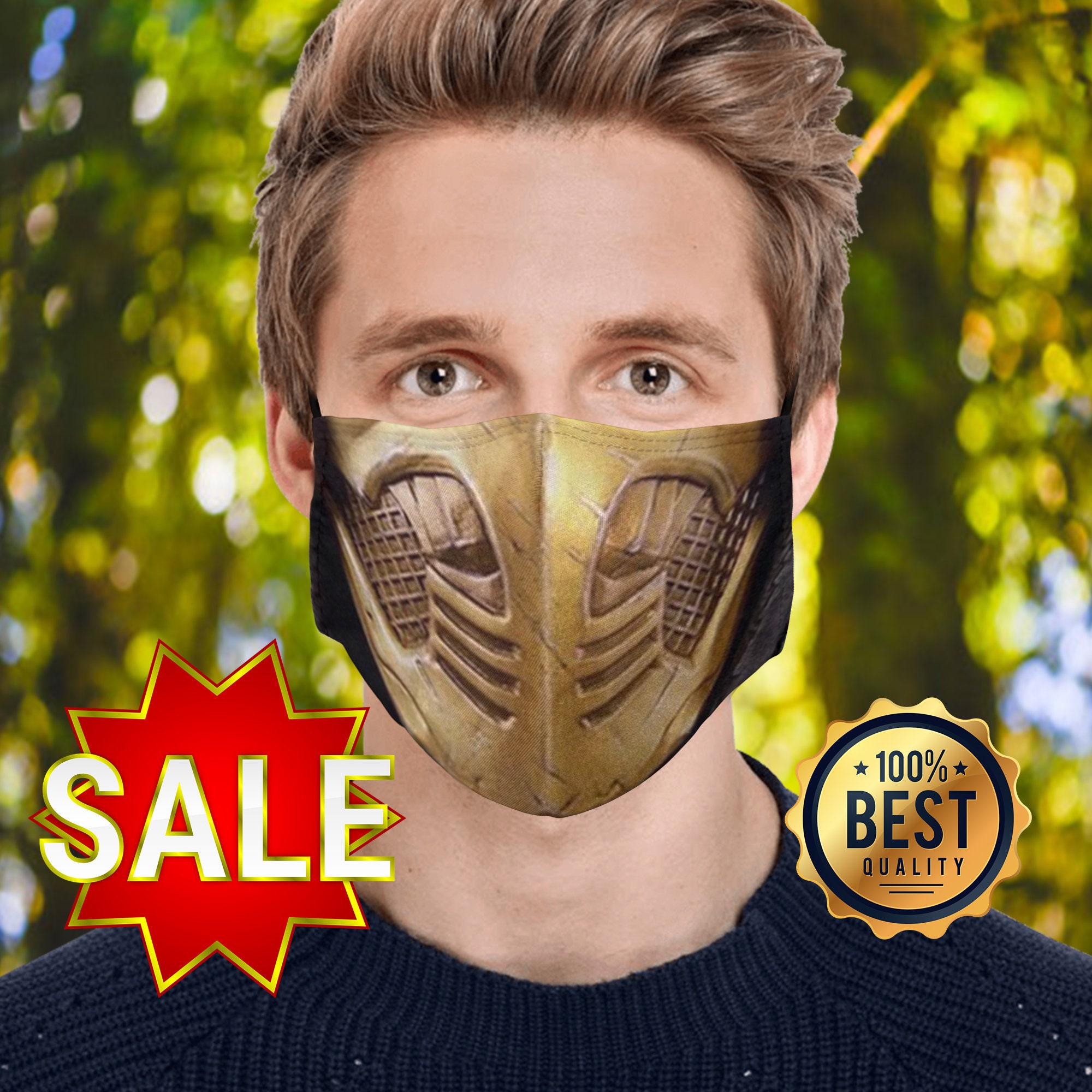 Scorpion Face Mask Cute Face Mask Funny Face Mask Cloth | Etsy