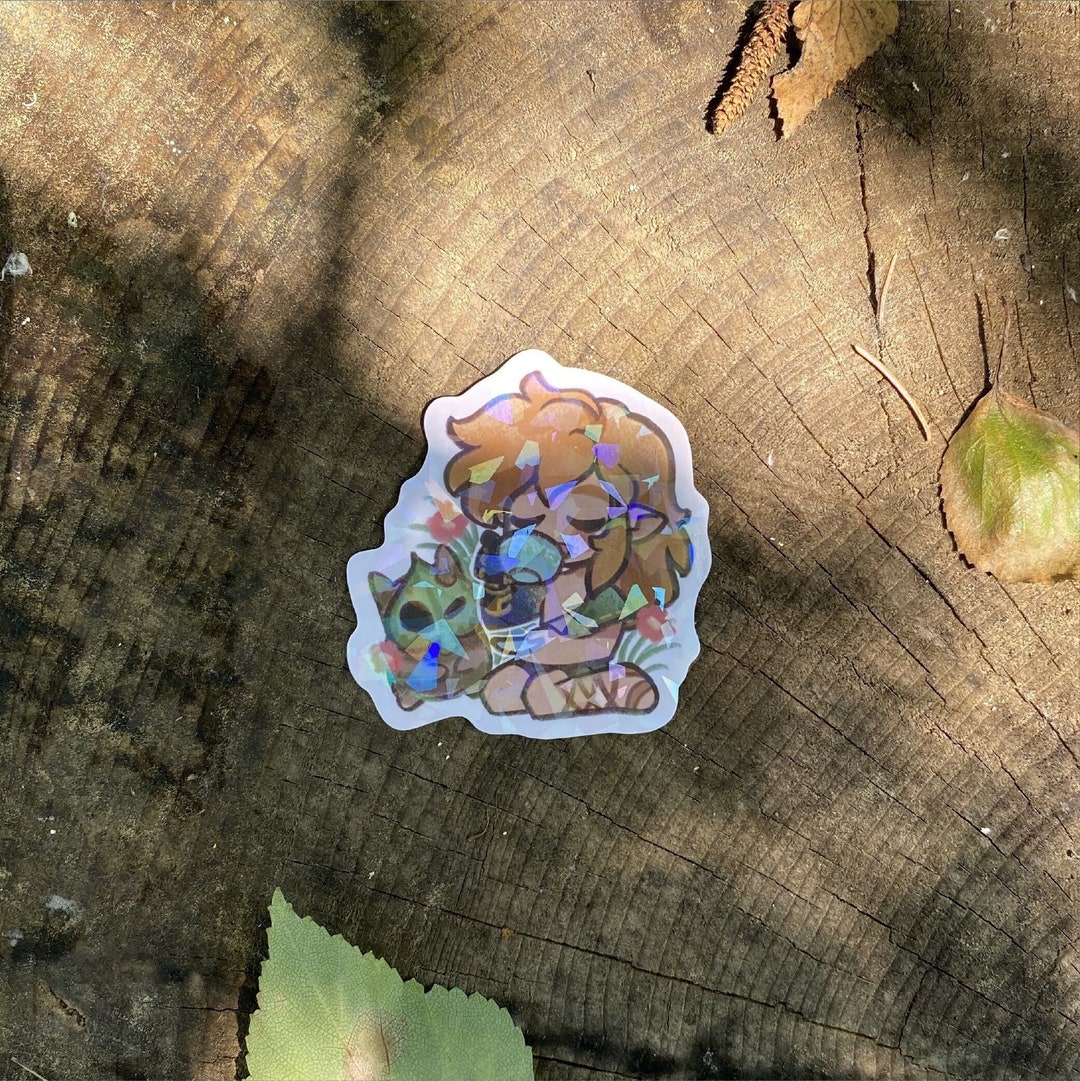 Fanmade Link Holographic Vinyl Sticker - Etsy