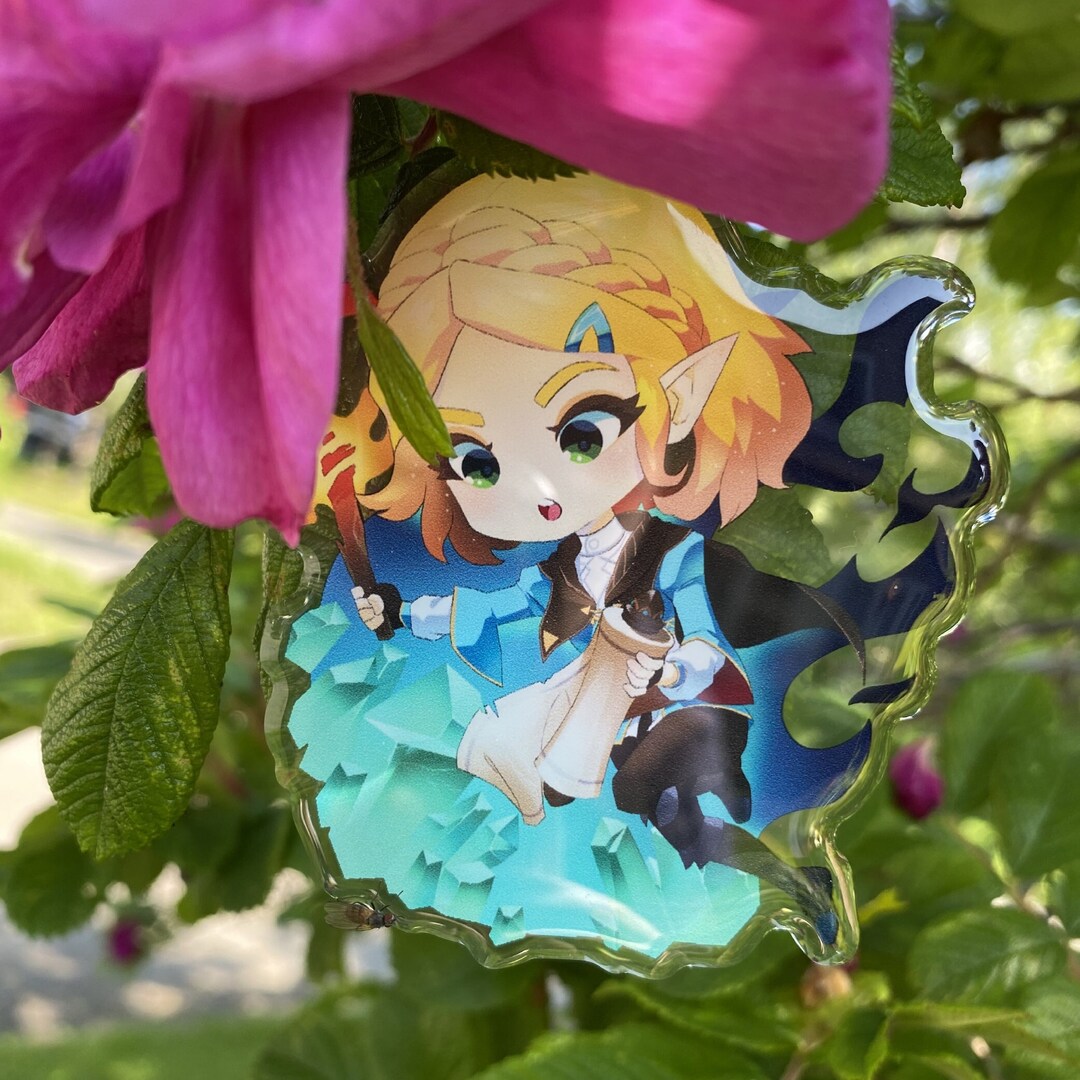 Fanmade Zelda Acrylic Charm Keychain - Etsy