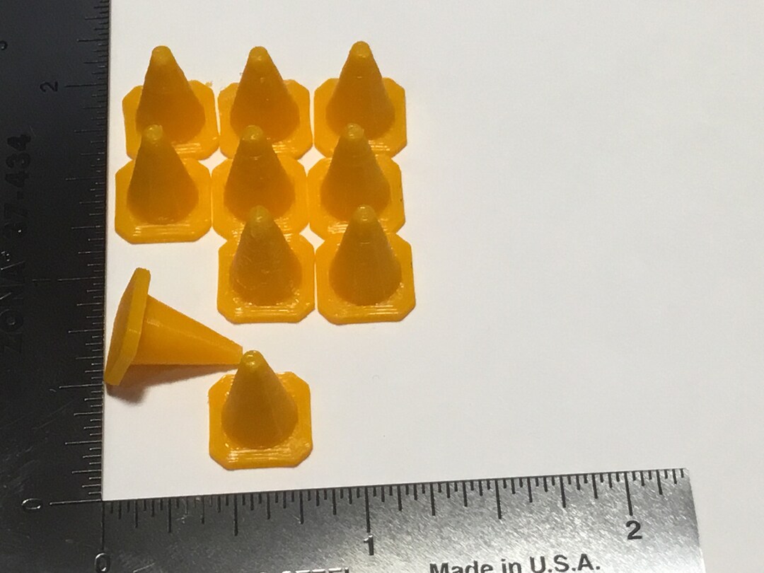 Model Railroad Scenery 20 Trafic Cones - Etsy