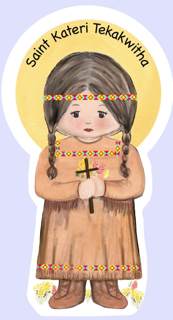 St. Kateri Tekakwitha Catholic Digital Download PNG File - Etsy