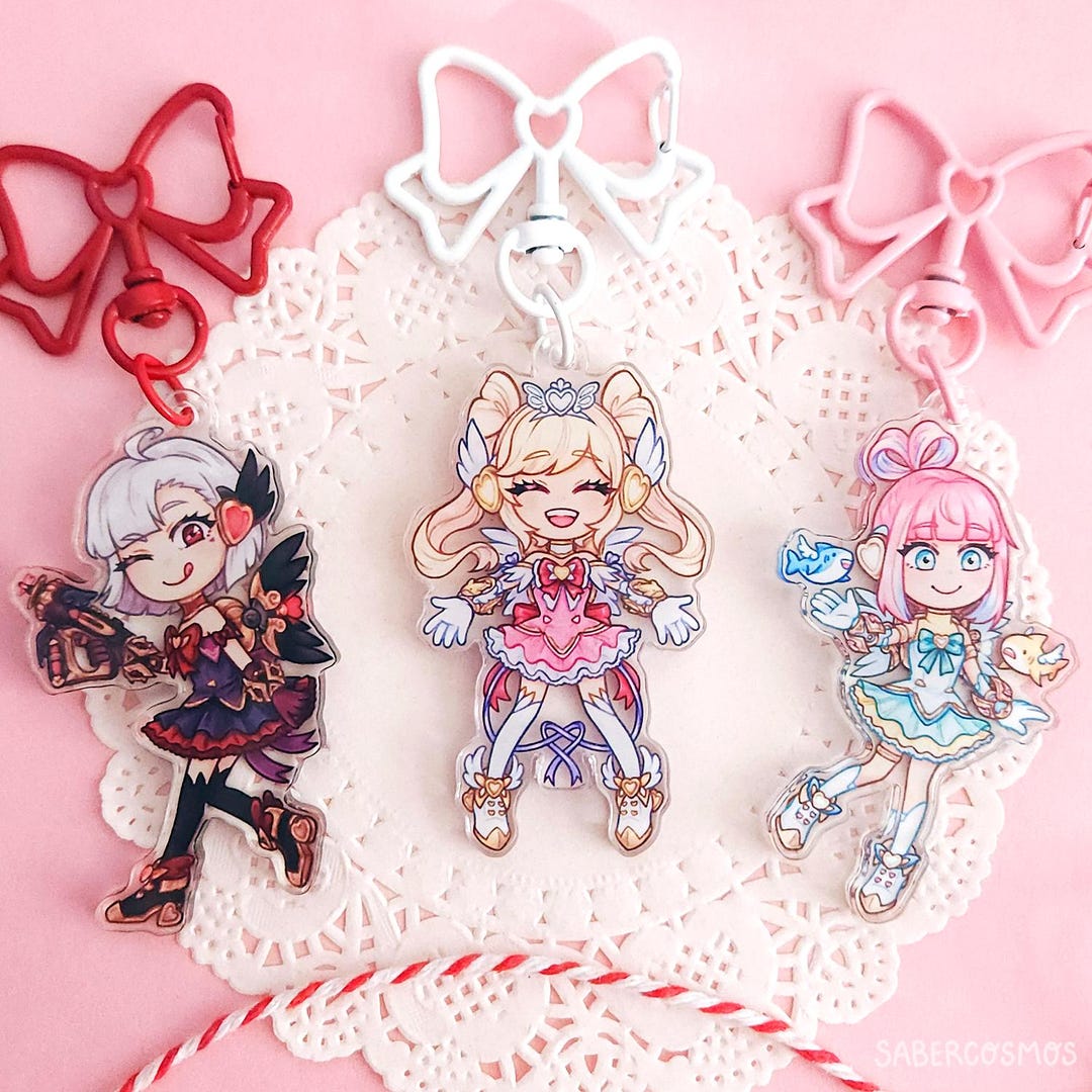 Juno Hero of Heart Acrylic Charm | Dokiwatch OW Keyring - Etsy